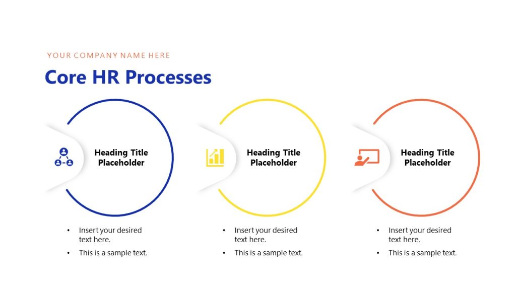 Core HR Processes Presentation with Circular Diagram - SlideModel