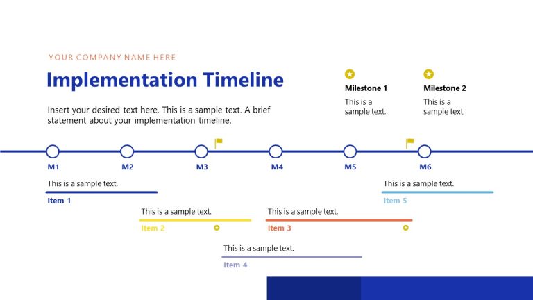 Implementation Timeline Slide - HR Transformation Slide Template ...