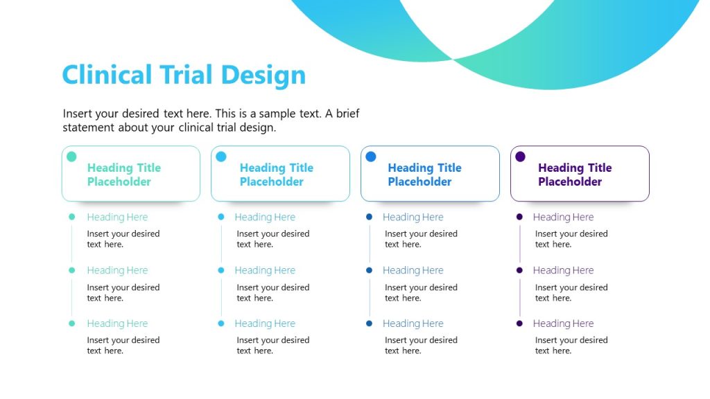 Clinical Trial Design Presentation PPT Template Slide - SlideModel