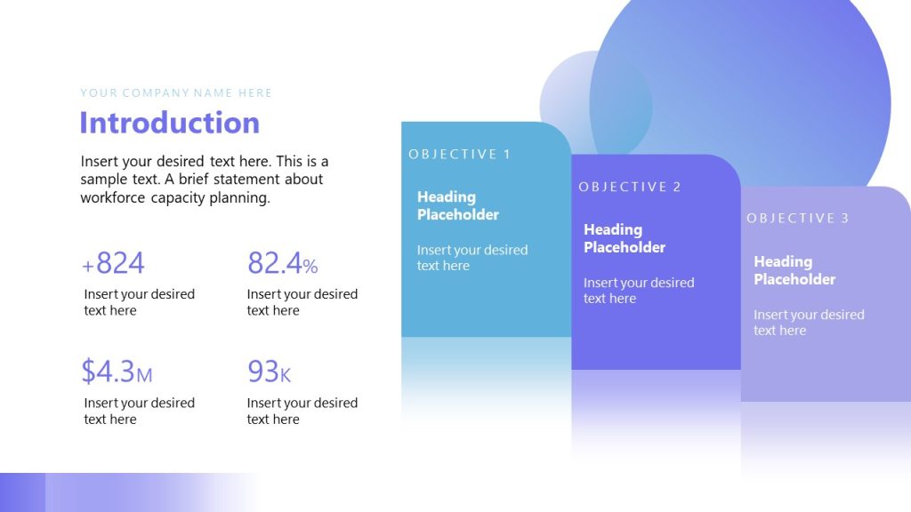 Introduction Slide - Workforce Capacity Planning PPT Template - SlideModel