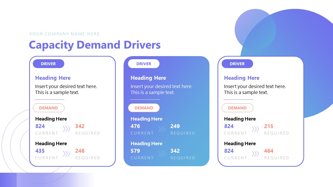 Workforce Capacity Planning PowerPoint Template