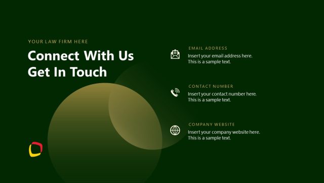 Contact Us Presentation Template Slide - SlideModel
