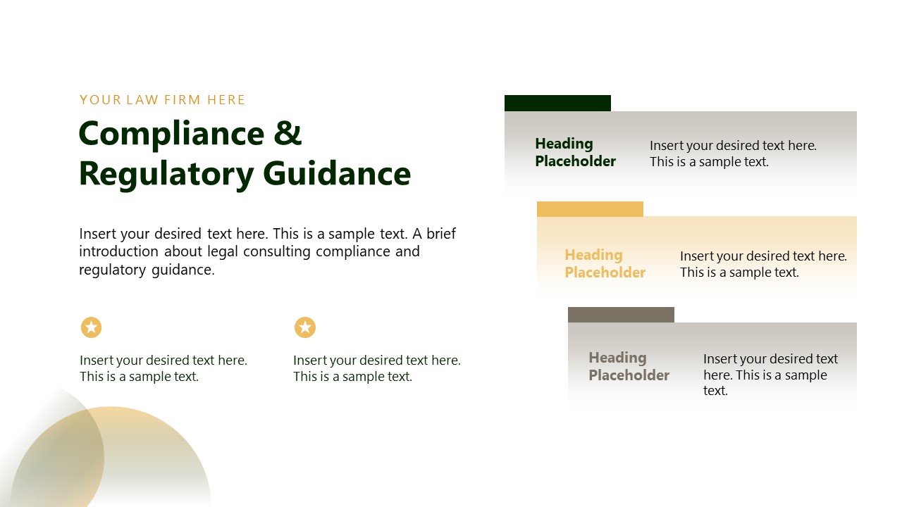 Legal Consulting PowerPoint Template
