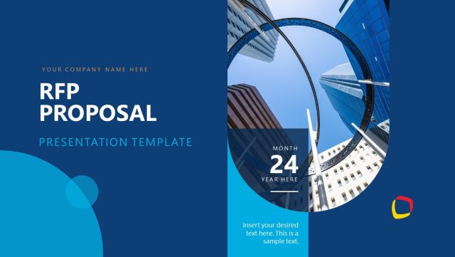 RFP Proposal Template Cover Slide - SlideModel