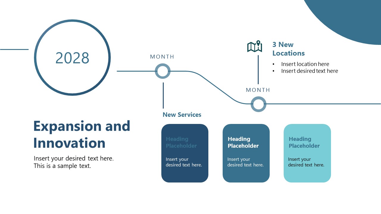 Company Timeline PowerPoint Template