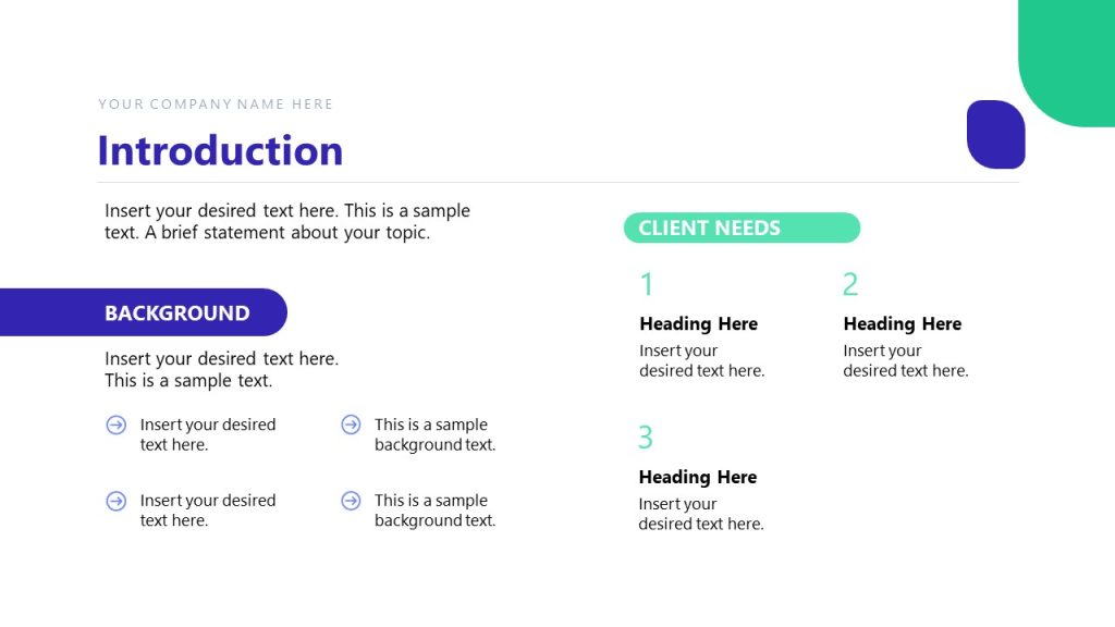 Editable Introduction Slide - Client Consulting PPT Template - SlideModel