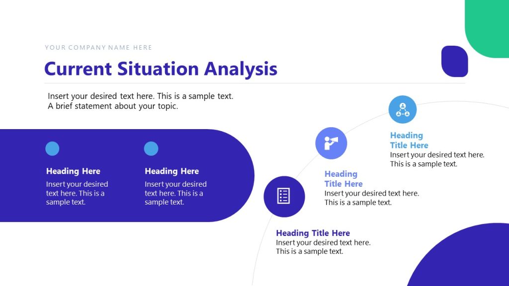 Current Situation Analysis Infographics Slide - SlideModel
