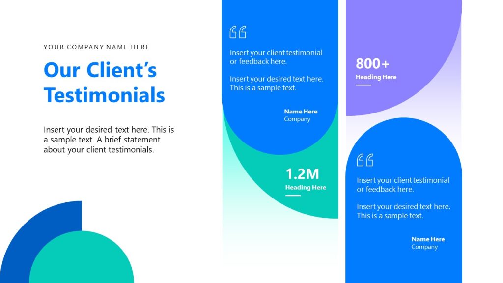 Our Client's Testimonials Slide - Executive SEO Proposal PPT Template ...