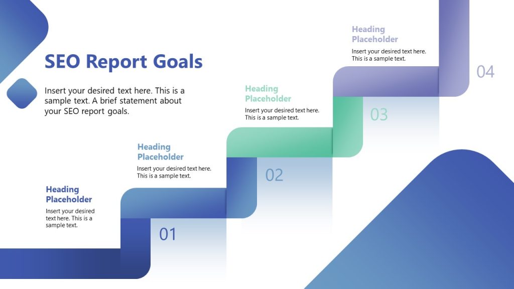 SEO Report Goals Discussion Slide - SEO Status Report Template - SlideModel