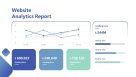 Website Analytics Report Slide - SEO Status Template - SlideModel