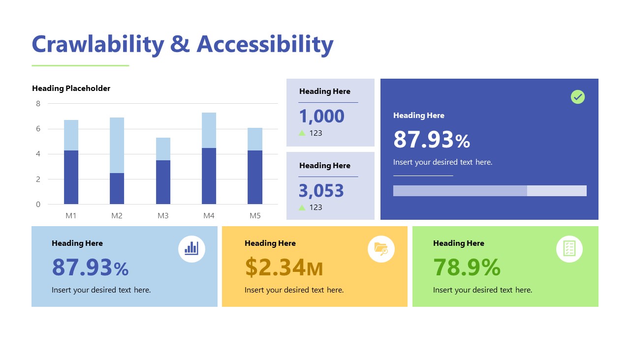 Crawlability & Accessibility Slide - Technical SEO Audit Template - SlideModel