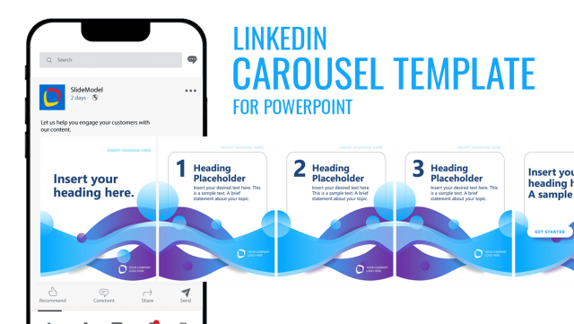 Creative LinkedIn Carousel Template - Cover Slide - SlideModel
