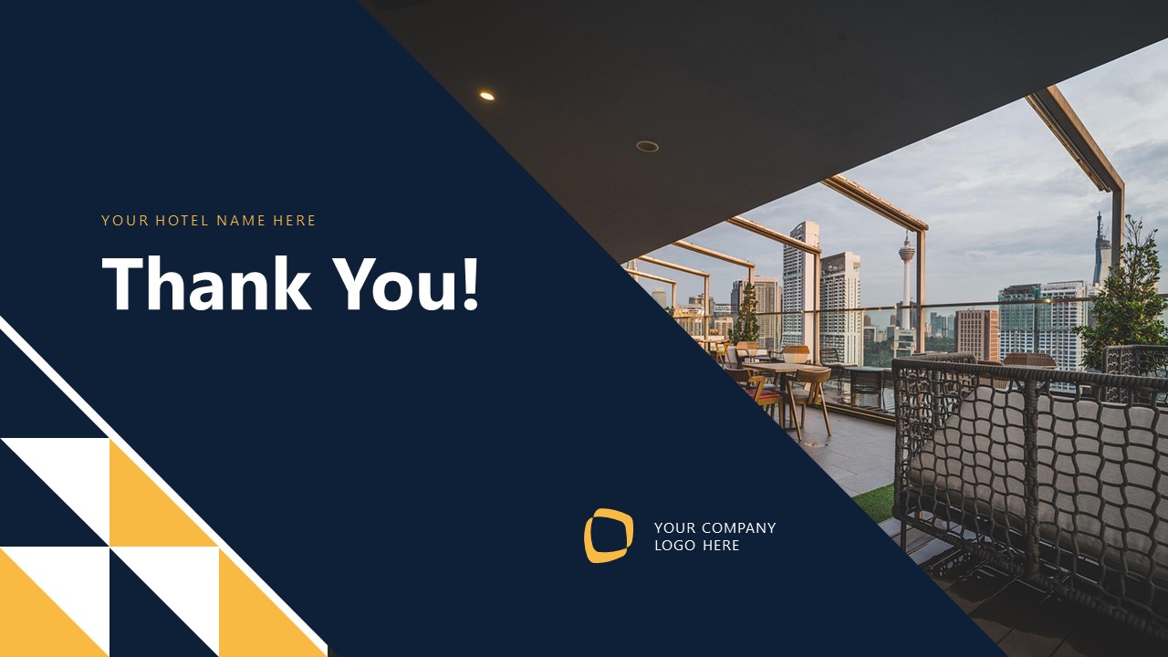 Thank You Slide - Hotel Company Overview Template for PowerPoint ...