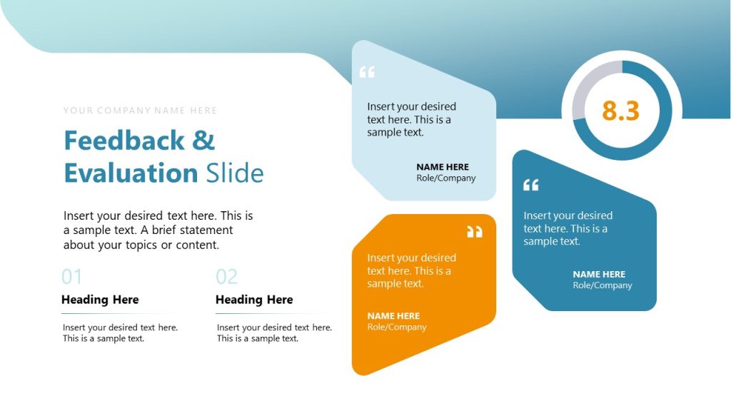 Feedback & Evaulation Slide - Employee Training Presentation Slide ...
