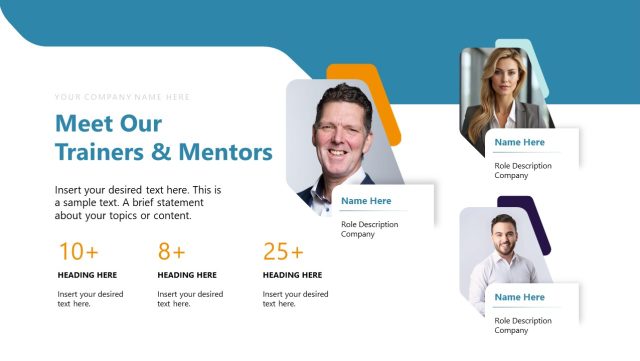 Meet Our Trainers & Mentors Slide - Effective Employee Training ...