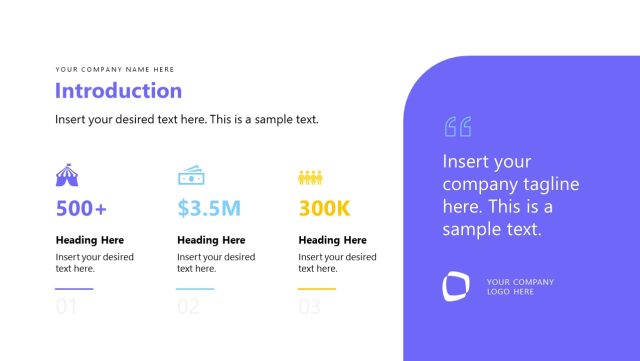 Editable Introduction Slide with Icons - Event Planning Template ...
