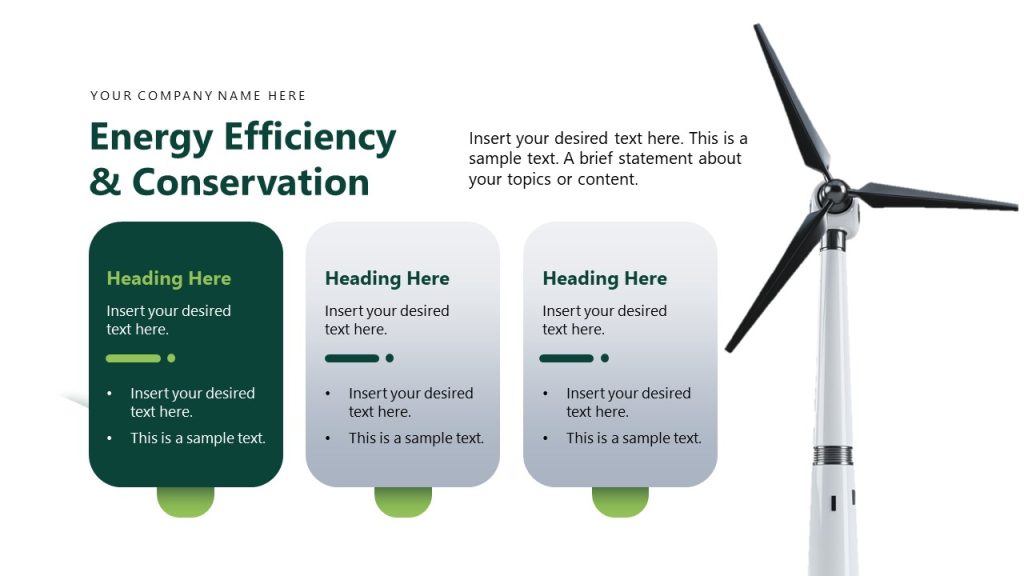 Engaging Energy Efficiency & Conservation Slide - SlideModel