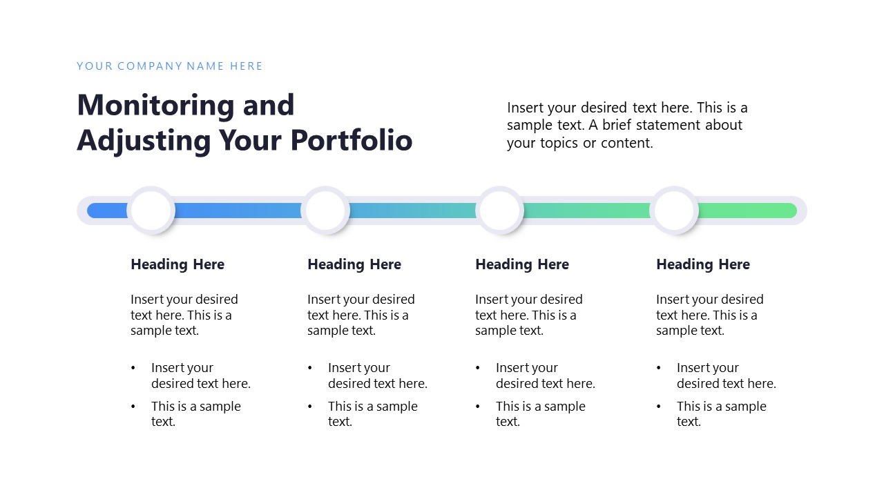 Investment Portfolio & Strategy PowerPoint Template
