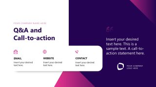 Q&A & CTA Slide - Vibe Coding Template - SlideModel