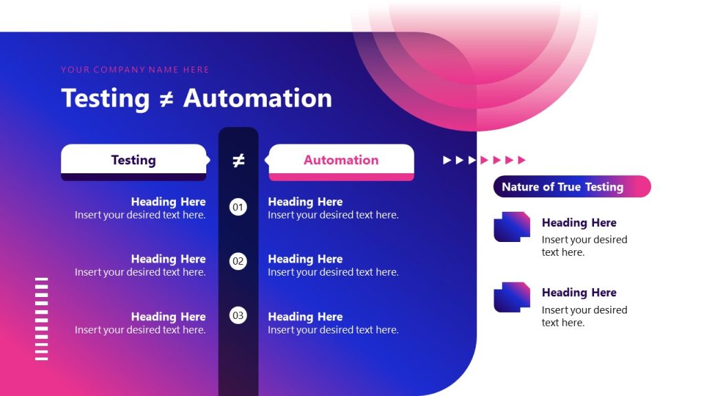 Testing & Automation Slide - Vibe Testing PPT Template - SlideModel