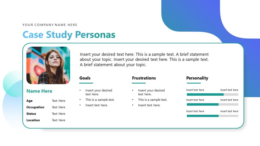 Case Study Personas - UX Design Case Study Presentation Template ...