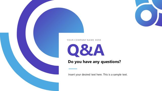 Q/A Slide - Data Governance Presentation Template - SlideModel