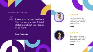 Modern Geometric PPT Slide Template - SlideModel