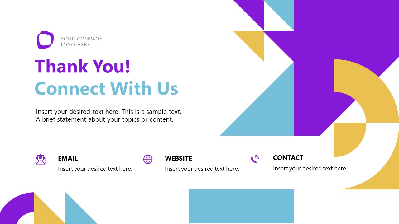 Modern Geometric PowerPoint Template & Presentation Slides