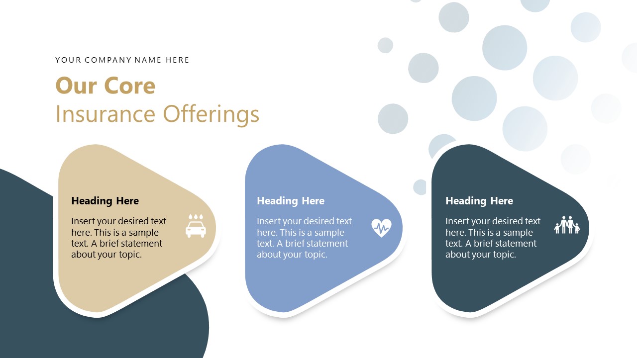Our Core Offerings Slide - Insurance Agency Presentation Template ...