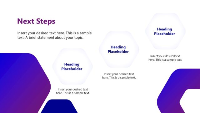 Next Action Steps Slide - AI Strategic Plan Template - SlideModel