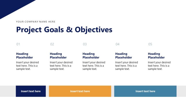 Project Goals & Objectives Discussion Slide - SlideModel