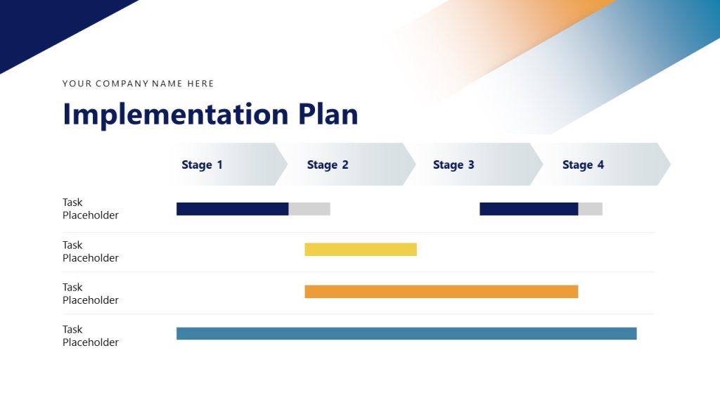 Editable Implementation Plan Slide for Industrial Engineering Template ...