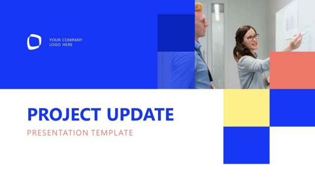 Project Update Template - Cover Slide - SlideModel