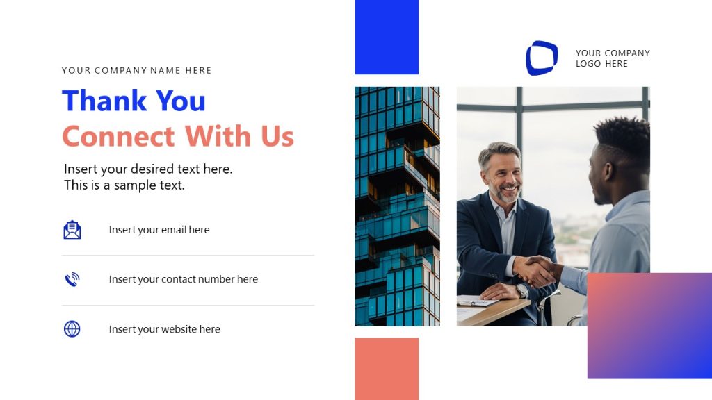 Thank You Presentation Slide - Project Update Template - SlideModel