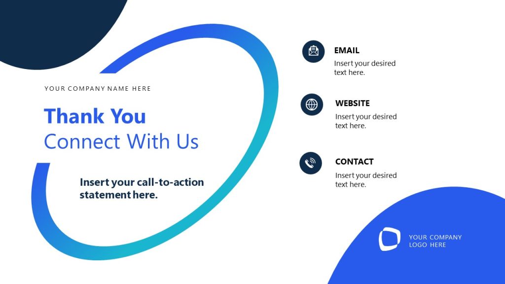 Thank You Slide - Canva Business PPT Template - SlideModel