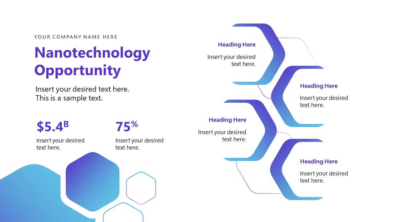 Nanotech Company Profile PowerPoint Template