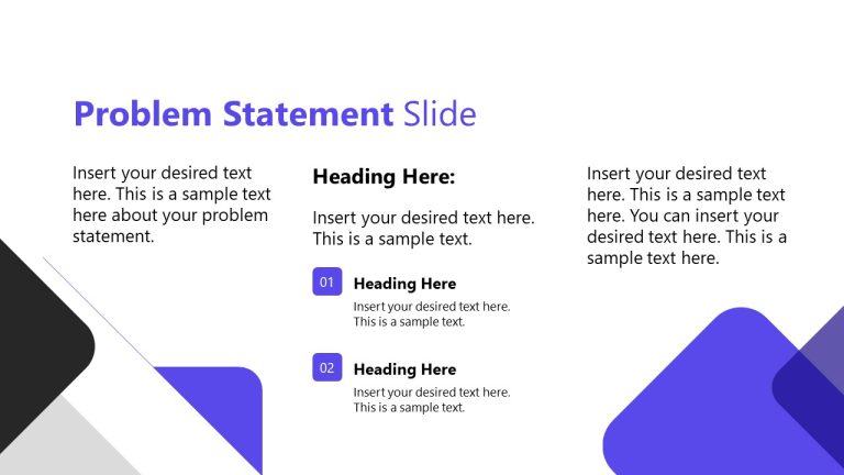 Professional Company Profile Template Slide for Problem Presentation ...