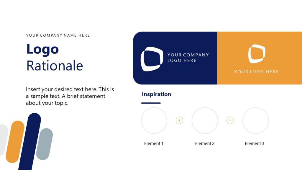 Logo Rationale Discussion - Logo PPT Slide - SlideModel