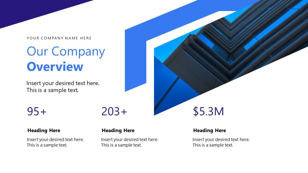 Our Company Overview Slide with Data - Corporate Profile Presentation ...
