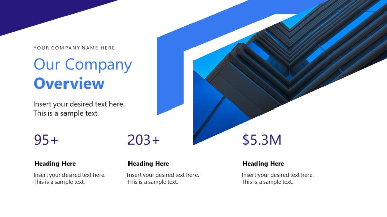 Our Company Overview Slide with Data - Corporate Profile Presentation ...