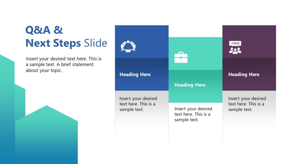Q&A Slide for Next Steps Discussion - SlideModel