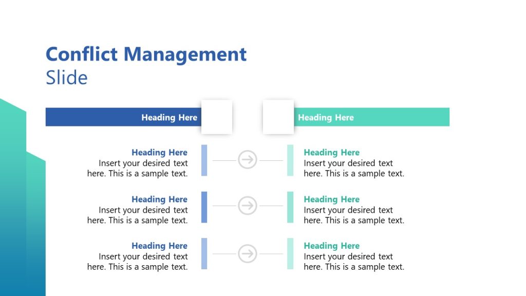 Conflict Management Slide - Leadership PPT Template - SlideModel