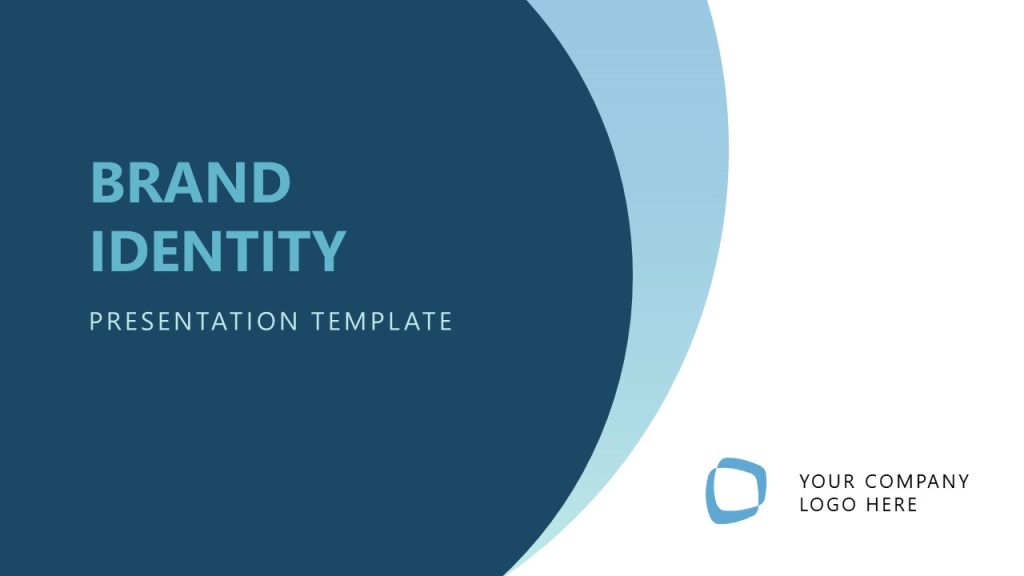 Cover Slide - Brand Identity PPT Template - SlideModel