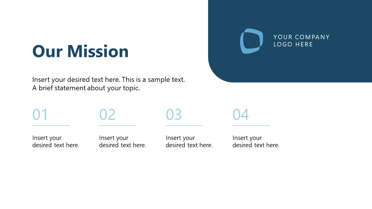 Our Mission Slide - Brand Identity Template - SlideModel