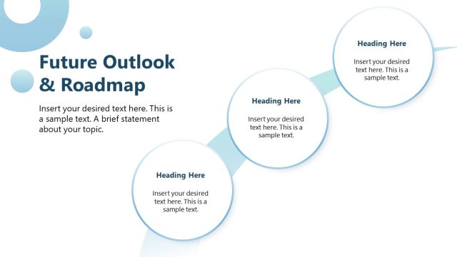 Future Outlook & Roadmap Slide - Circles Company Profile PPT Template ...