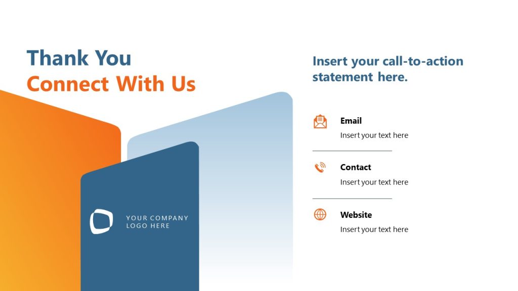 Connect With Us PPT Slide - Social Media Marketing Agency PPT Template ...