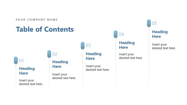 Marketing Promotion Campaign PPT Slide for Table of Contents - SlideModel