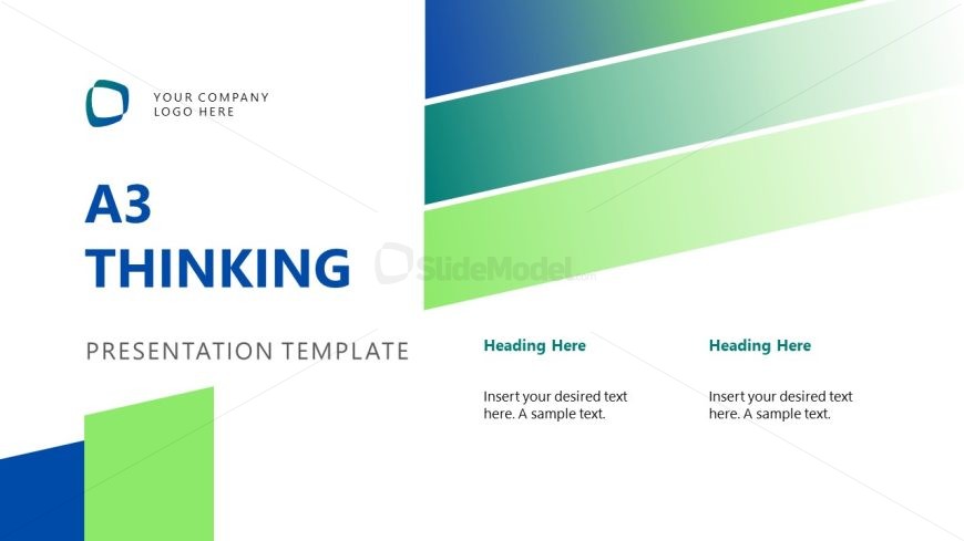Cover Slide for A3 Thinking PPT Template - SlideModel
