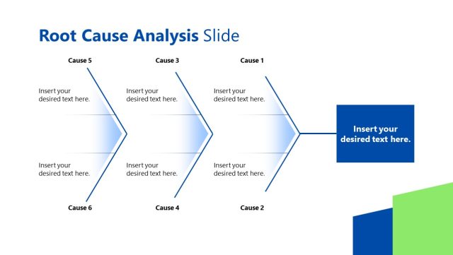 Root Cause Analysis Arrow Diagram Slide - A3 Thinking Template - SlideModel