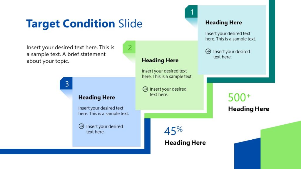 Target Condition Slide with Steps Diagram - A3 Thinking PPT Template ...
